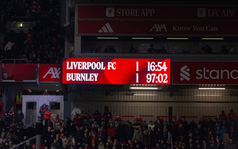 Liverpool 1 Burnley 1 Match Review